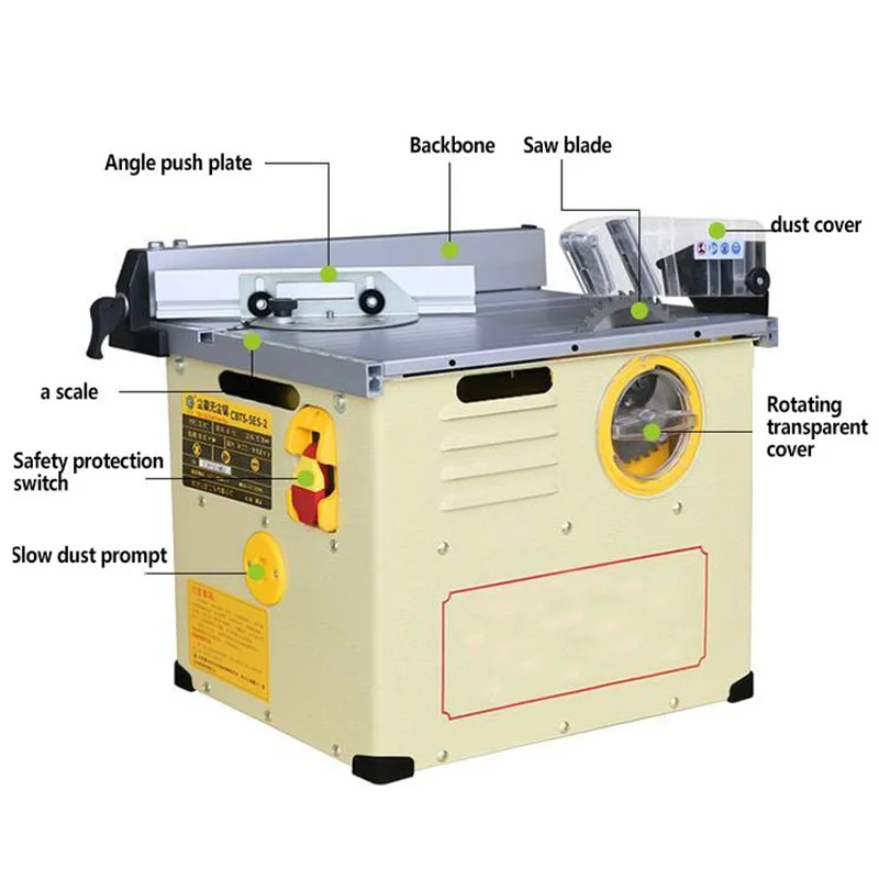New-Multifunctional-Woodworking-Table-Saw-Small-Household-Dust-free ...