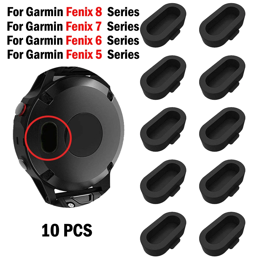Dustproof Plug Cover For Garmin Fenix 8 E 7 7X 6 6X Pro 5X Epix Pro ...