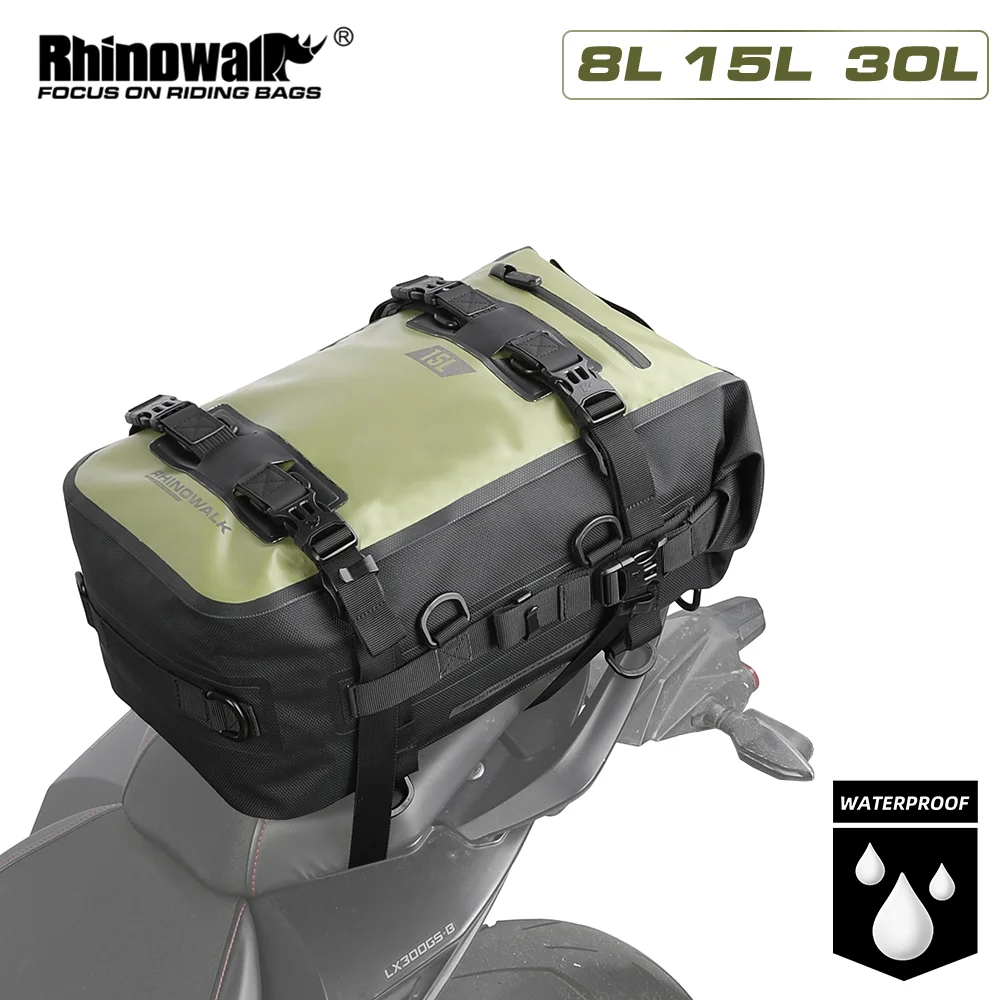 Rhinowalk-Motorcycle-Rear-Seat-Bag-Waterproof-Bag-8L-15L-30L-Motorbike ...