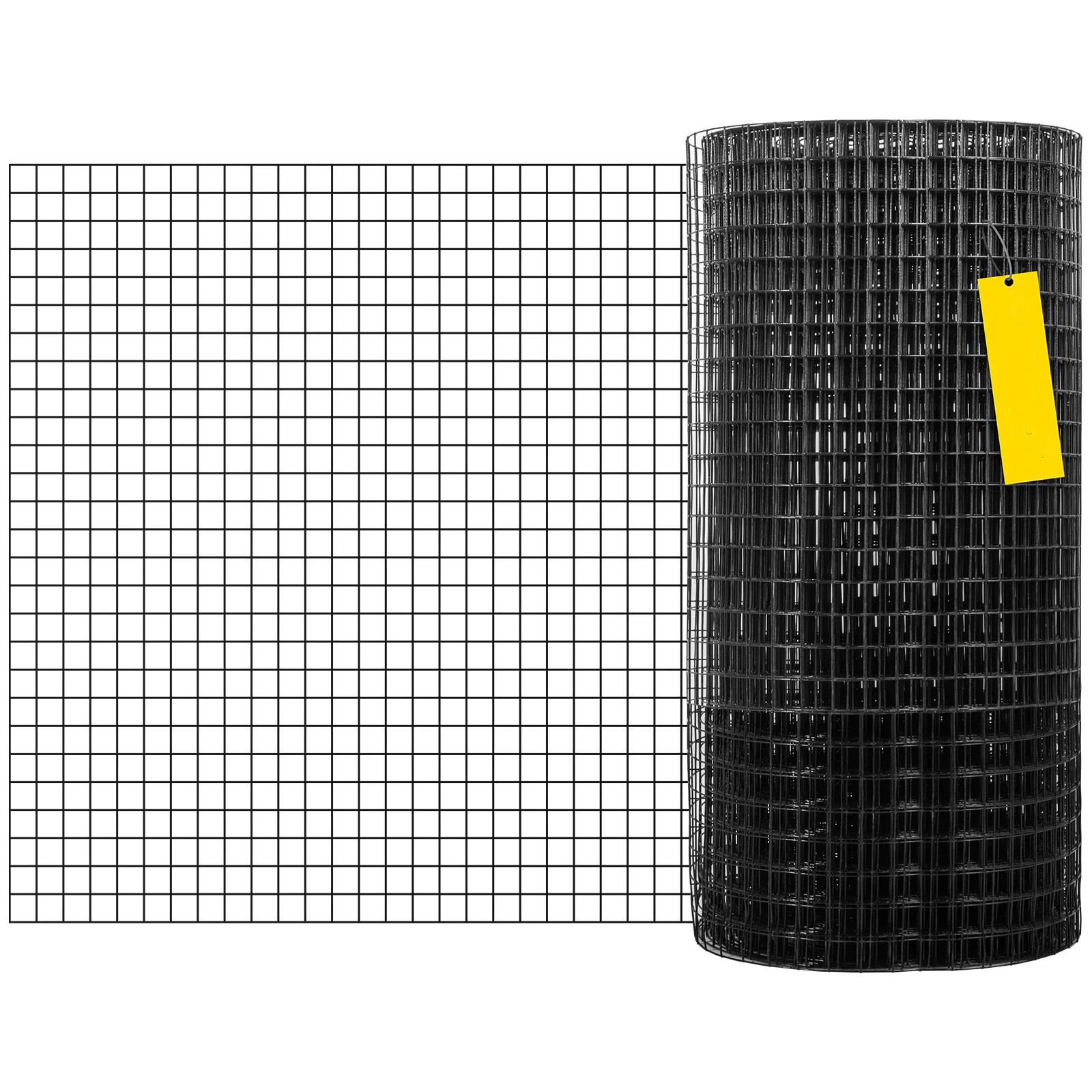 SucceBuy Welded Wire Fence Vinyl Coated Chicken Rabbit Mesh 1"x1" 16 ...