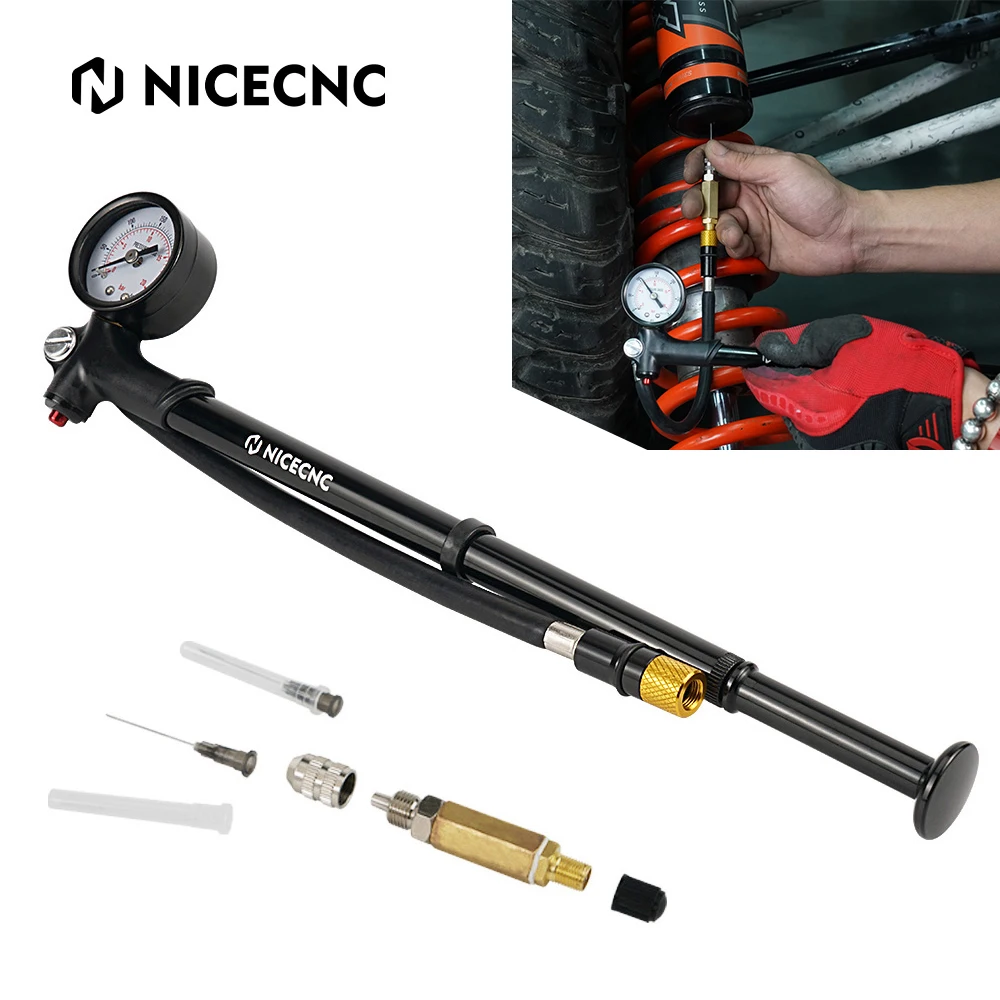 Atv Utv Shock Absorber Airbag Filling Pump Nitrogen Needle Kit For ...