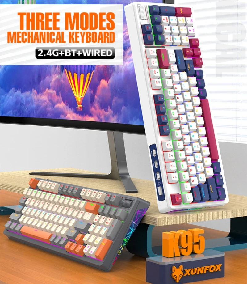 Wireless-Mechanical-Keyboard-Hot-Swap-96-Keys-96-Layout-Spanish-Russian ...