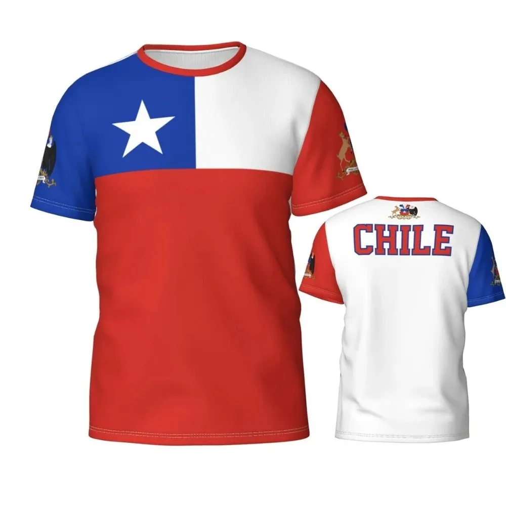 Chilean-Flag-Badge-T-shirt-Men-Women-Jerseys-Team-Tees-Gift-for-Chile ...
