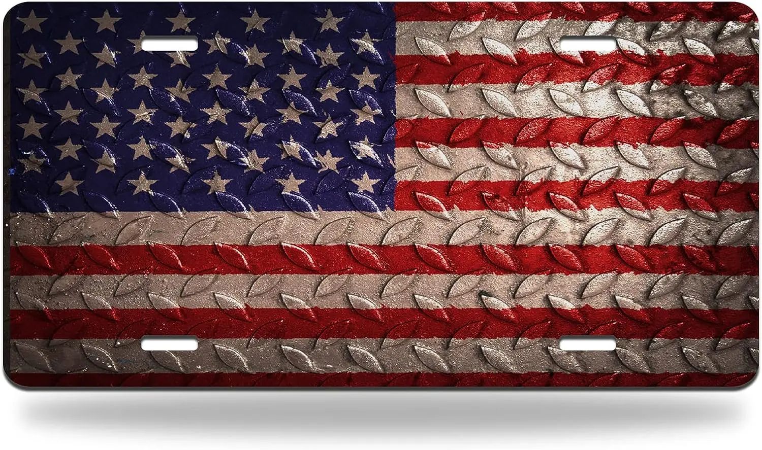 License-Plate-United-States-Flag-Tag-American-Vintage-Flag-Freedom ...