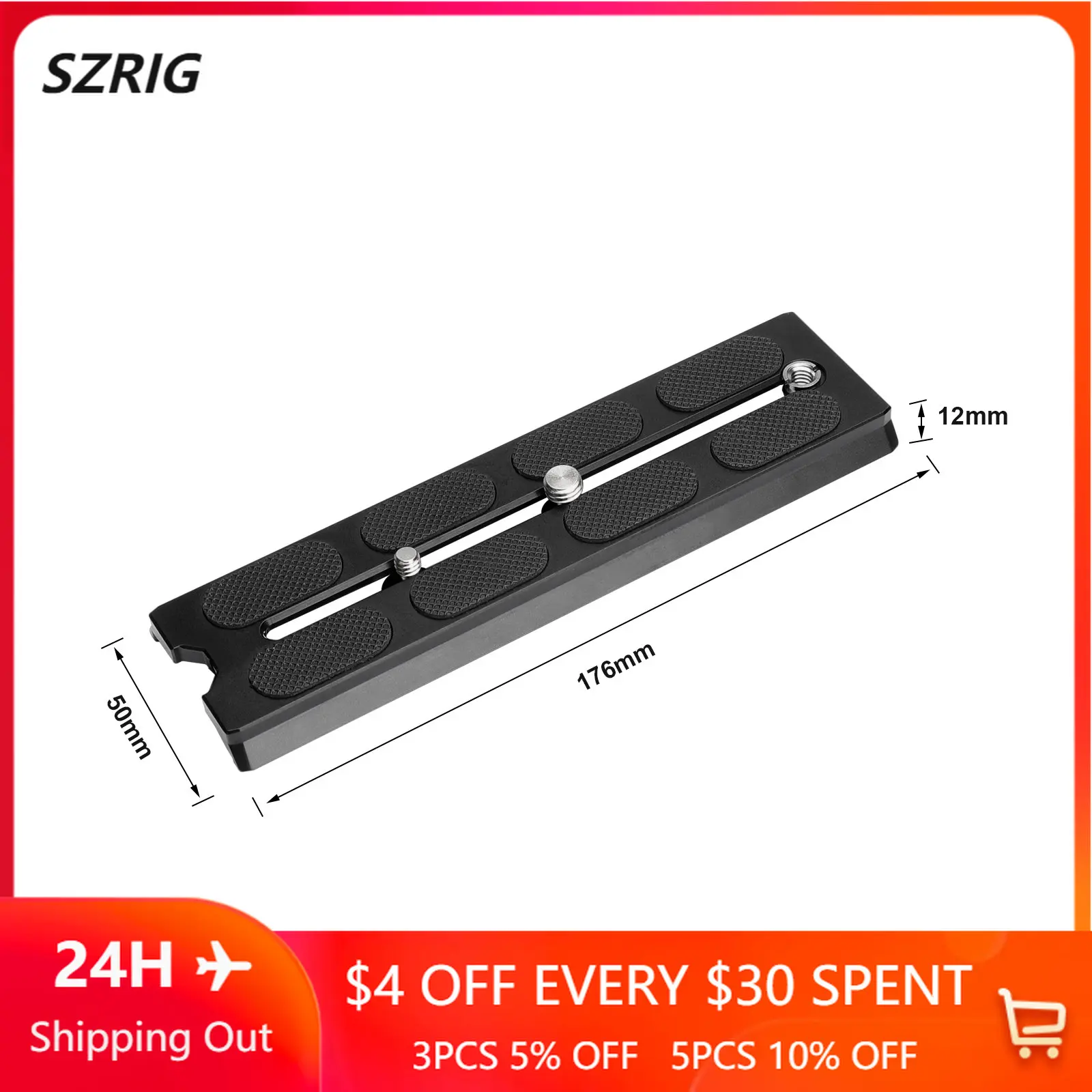 SZRIG Manfrotto 슬라이드인 카메라 퀵 릴리스 플레이트, Manfrotto 577, 501, 504, 701 삼각대와 ...