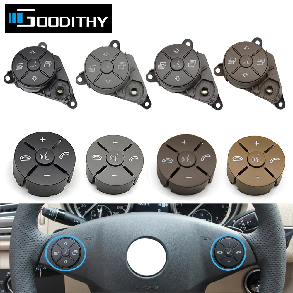 Car-Interior-Front-Multi-function-Steering-Wheel-Button-Assembly-Kit ...