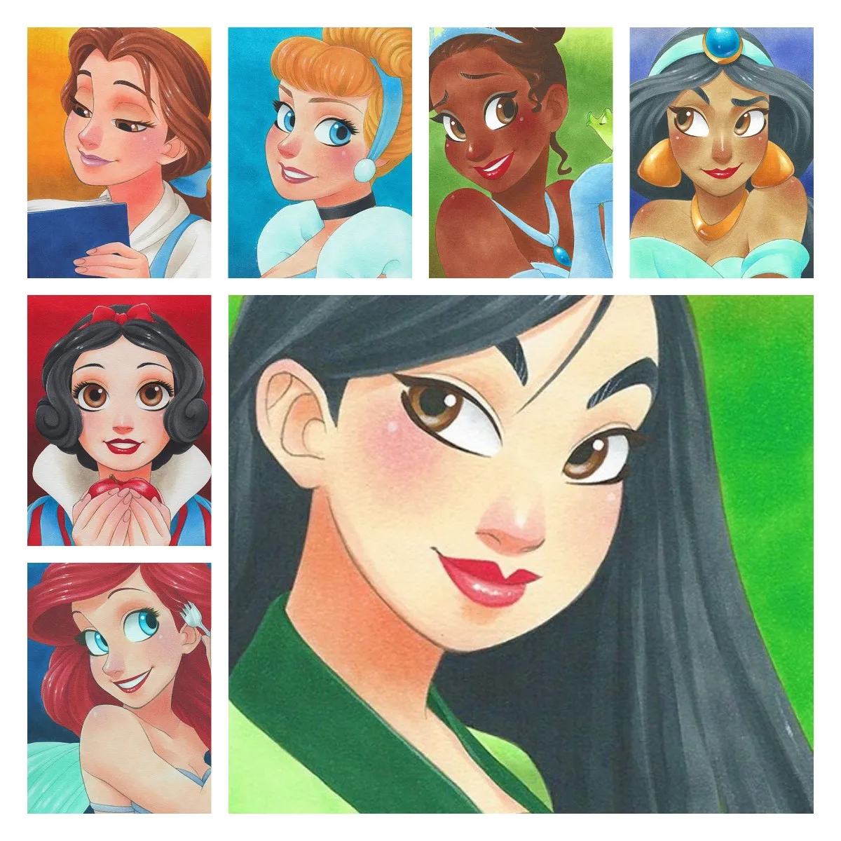 Disney Princess Drawings Modern