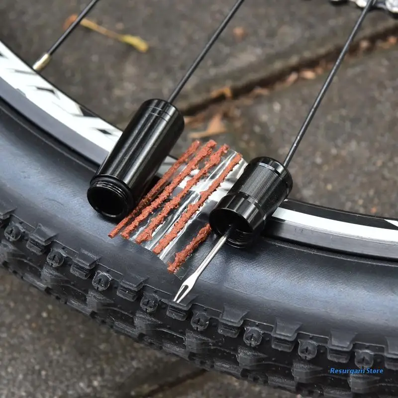 MTB Bicycle Tyres Tubeless Bike Tyre Repair Kit Fix a Puncture or Flat ...