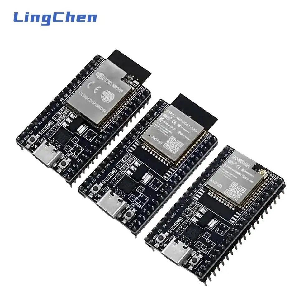 Esp32 Devkitc Development Board Can Be Equipped With Wroom 32d 32u Wrover Module Type C