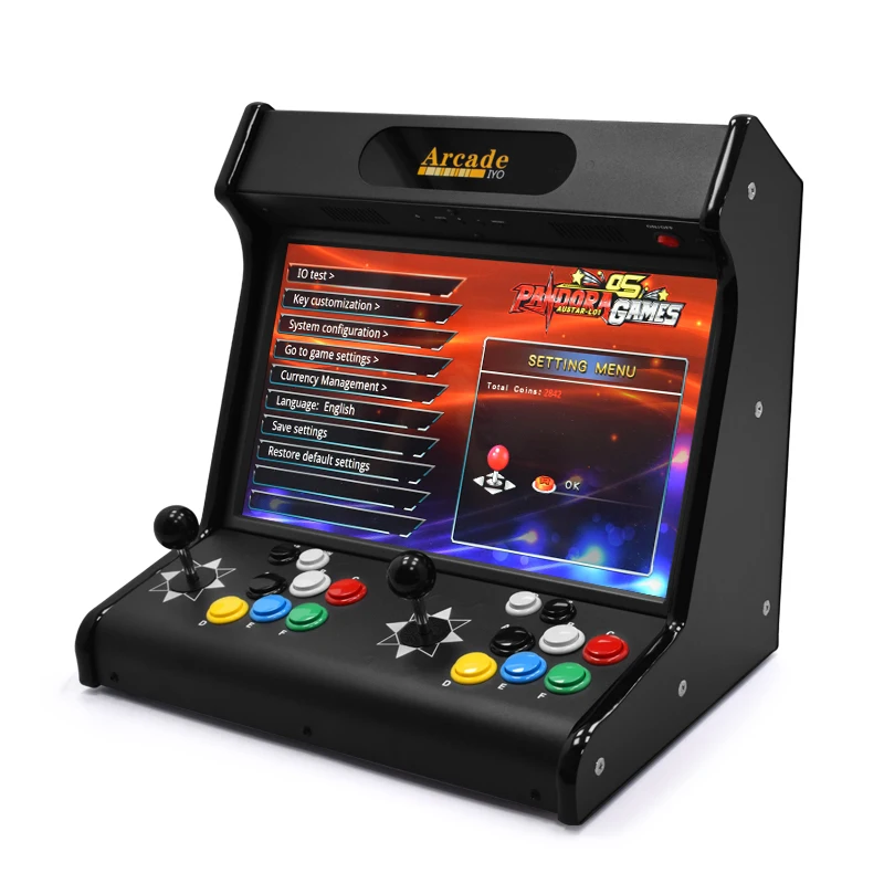 18.5 Inch Arcade Cabinet Pandora Box OS 6067 Games Machine Double ...