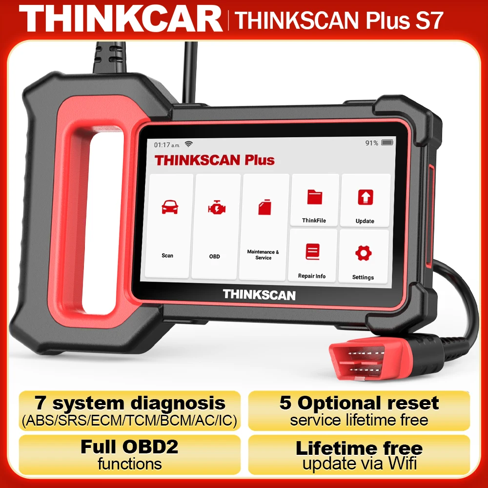 THINKCAR-Thinkscan-Plus-S7-S6-S4-OBD2-Diagnostic-Tools-Transmission-ABS ...