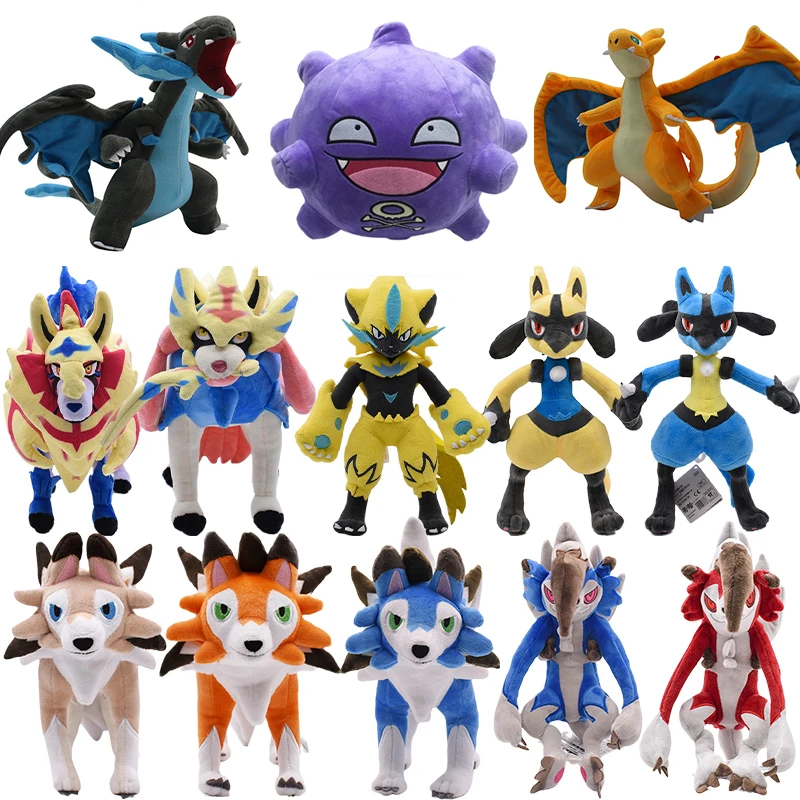 Pokemon Gengar Plush Pikachu Stuffed Toy Charizard Blastoise Dialga ...