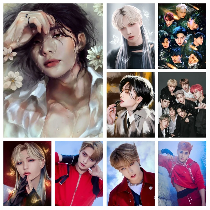 Diamond Painting Stray Kids | Kpop Diamond Paintings | Star Kids ...