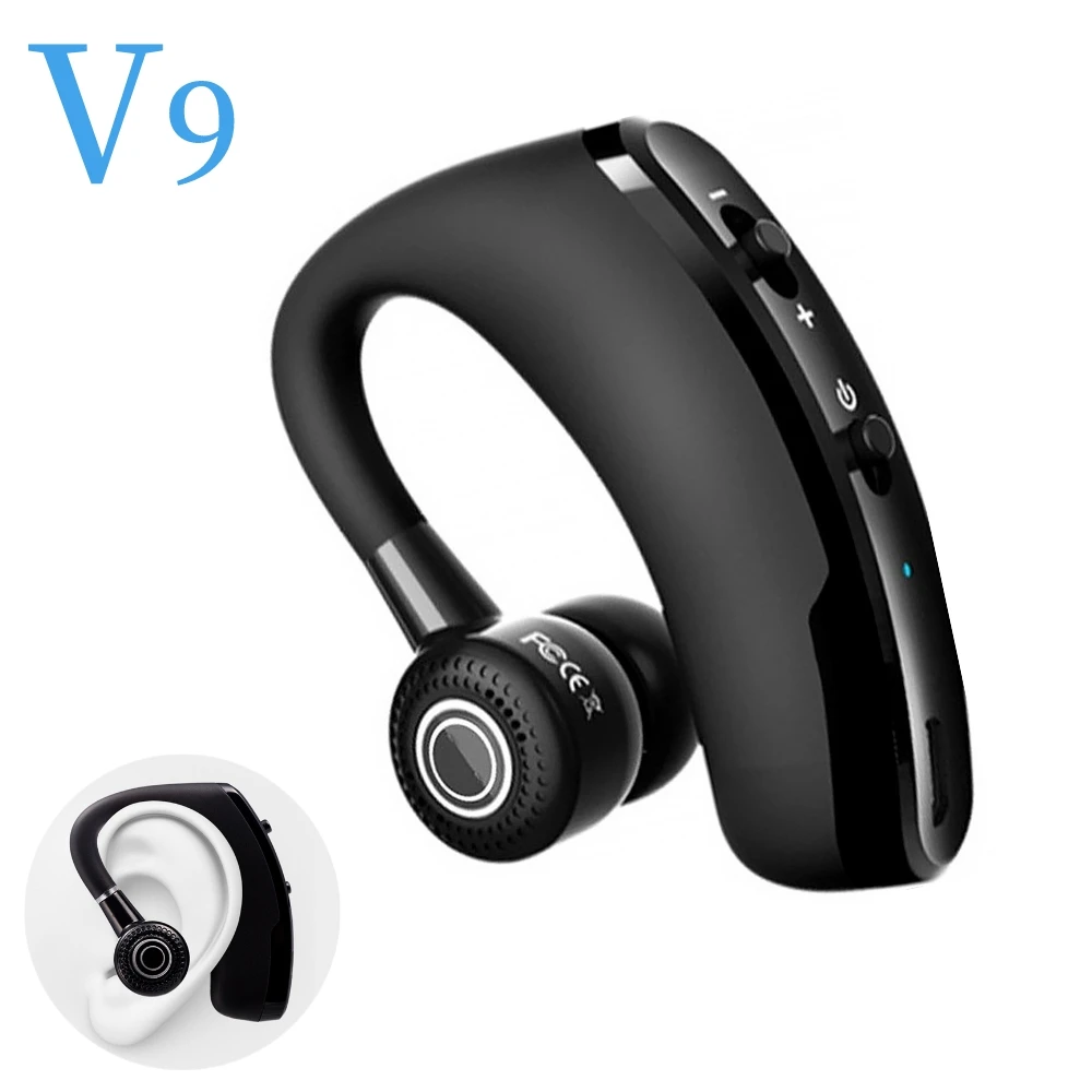 V9-Bluetooth-compatible-Headset-Wireless-Hands-free-Noise-Cancelling-Business-Earphones-Sports ...