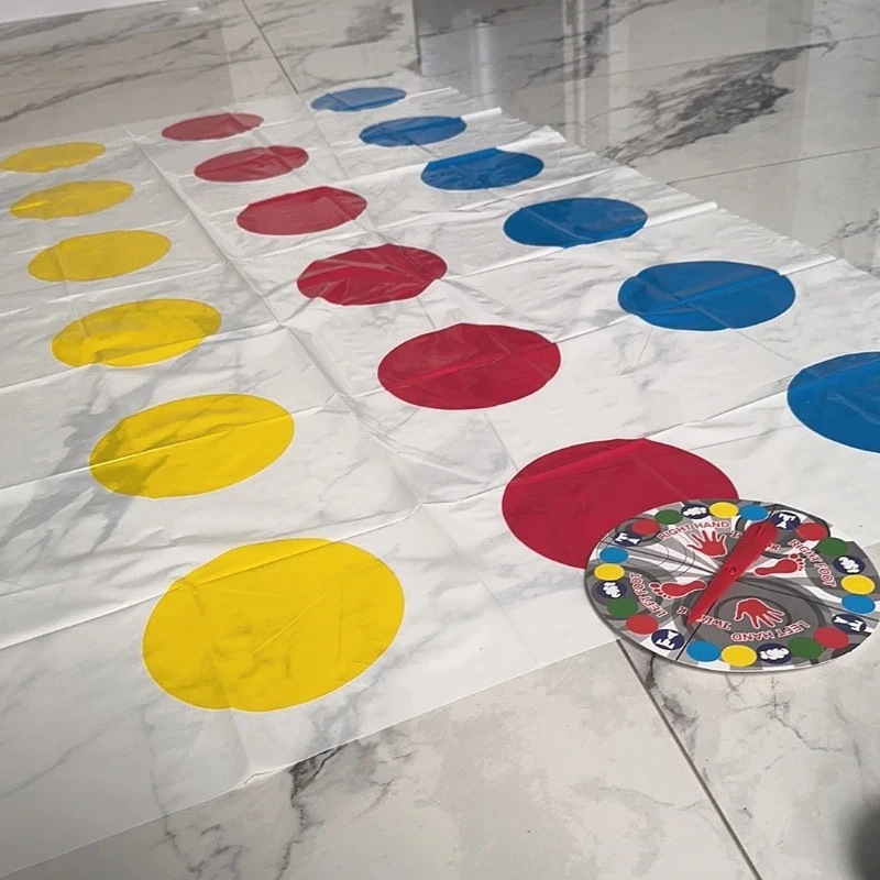 Physical Fitness Twister Board Game - Fun Family Outdoor Toy, Group ...
