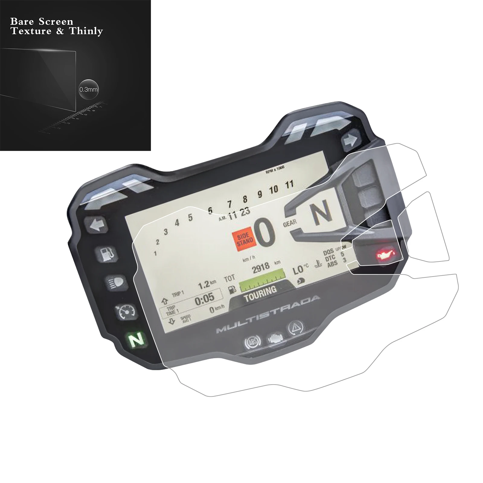 For-DUCATI-Multistrada-950-1200-2015-2017-2016-Motorcycle-Speedometer ...