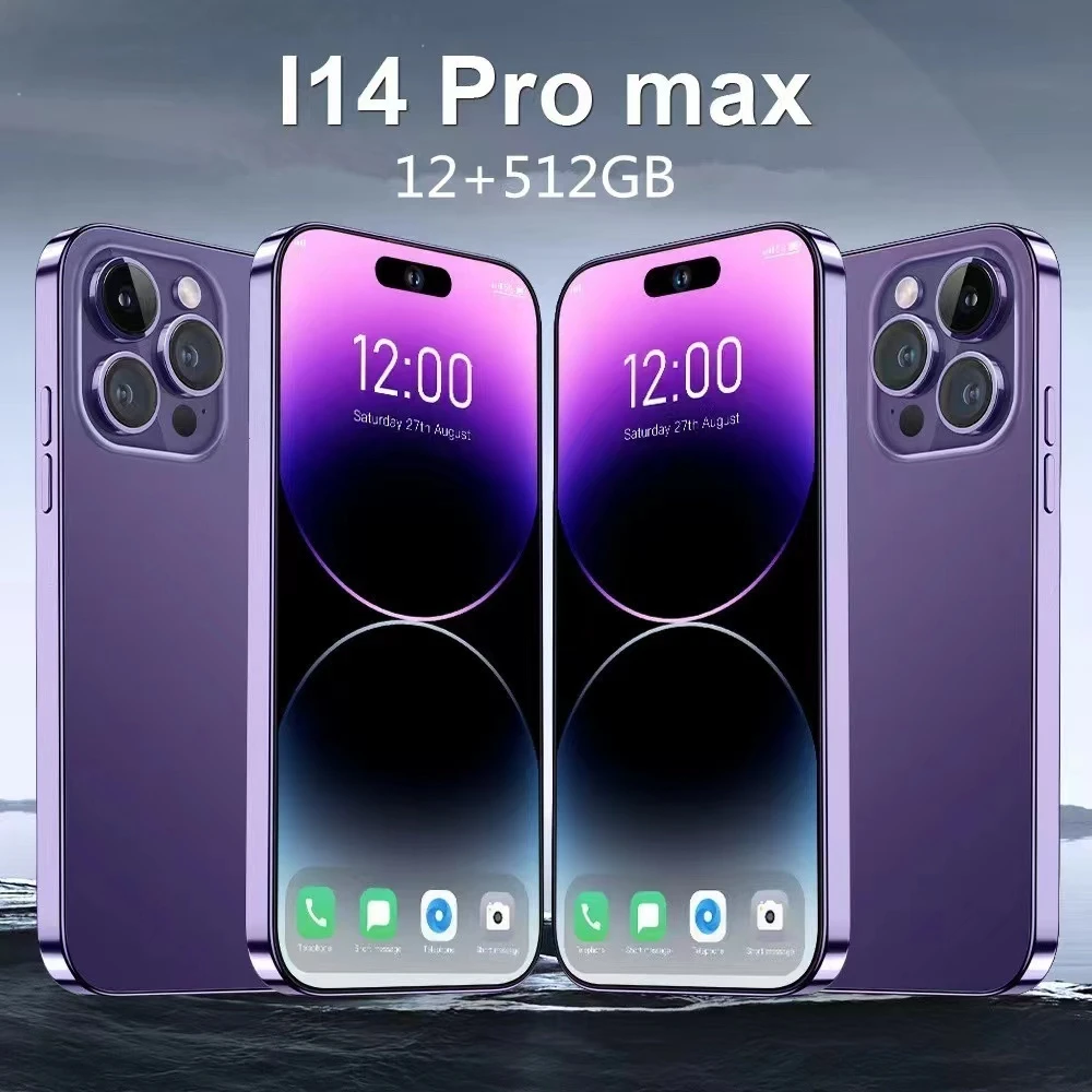 Global Version 2022 New I14 Pro Max 6.8 Inch Smartphones 16gb+1tb ...
