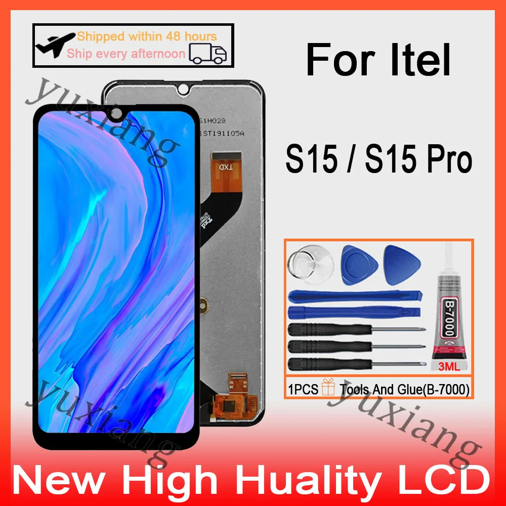 Original Lcd For Itel S15 Lcd Display Touch Screen Digitizer For Itel ...