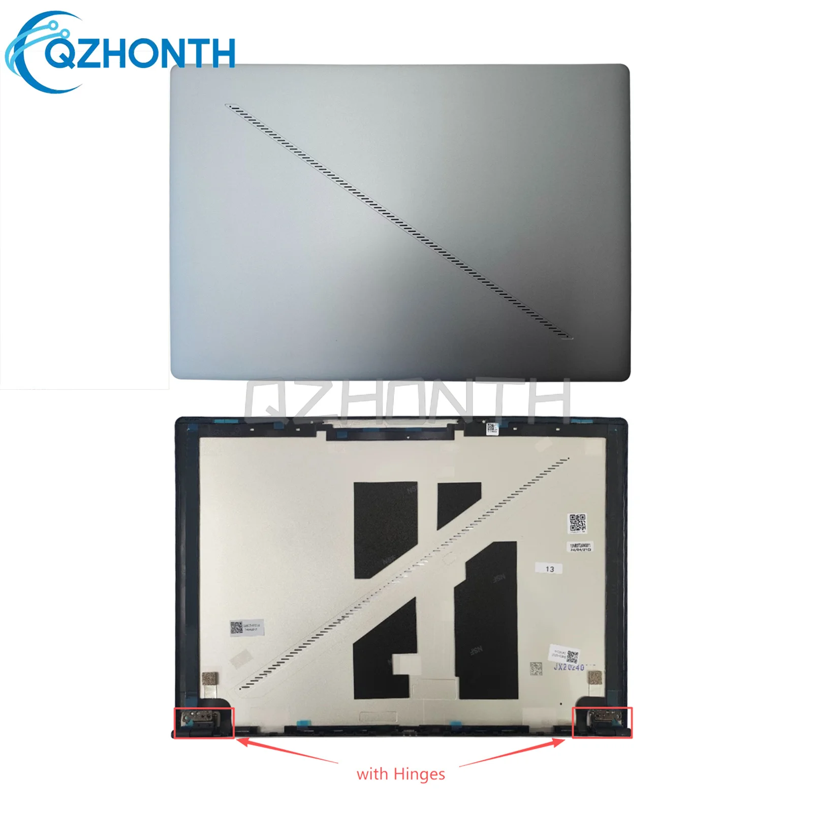 New LCD Back Cover Rear Lid with Hinges / Bottom Case For ASUS ROG ...