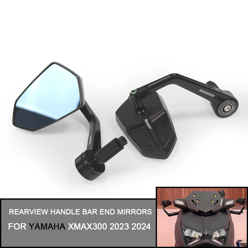 Motorcycle-Rearview-Handle-Bar-End-Mirrors-For-YAMAHA-XMAX300-2023-2024 ...