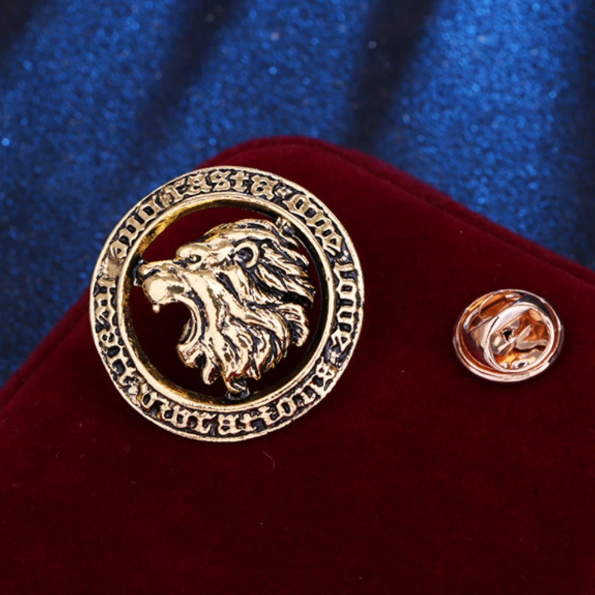 Broche-redondo-de-Le-n-romano-para-hombre-accesorios-de-joyer-a-de ...