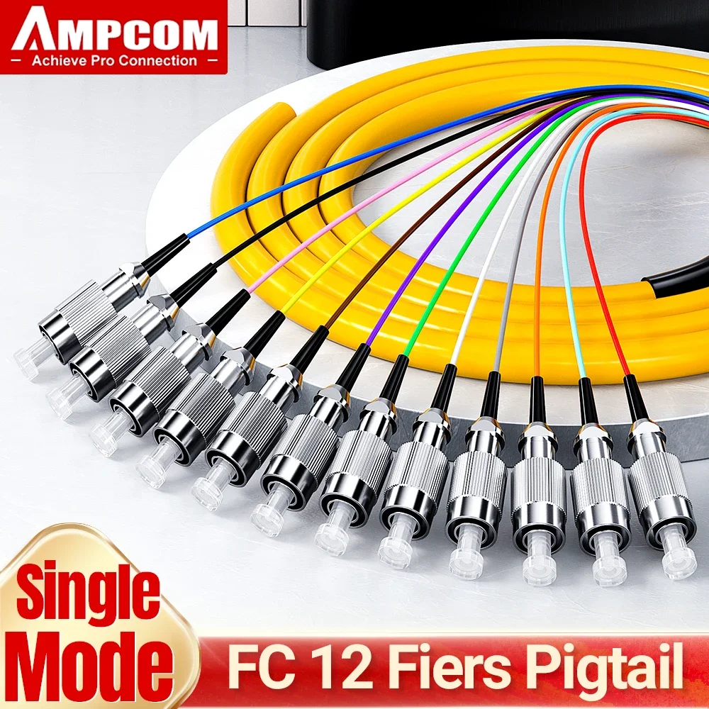 AMPCOM-Fiber-Optic-Pigtail-Assemblies-12-Fibers-FC-Single-Mode-9-125-m ...