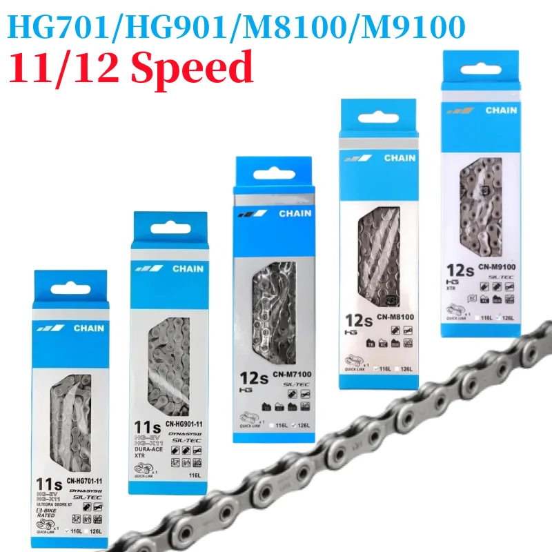 Deore-XT-XTR-Road-MTB-Bike-Chains-11-12S-Bicycle-Chains-CN-HG701-HG901 ...