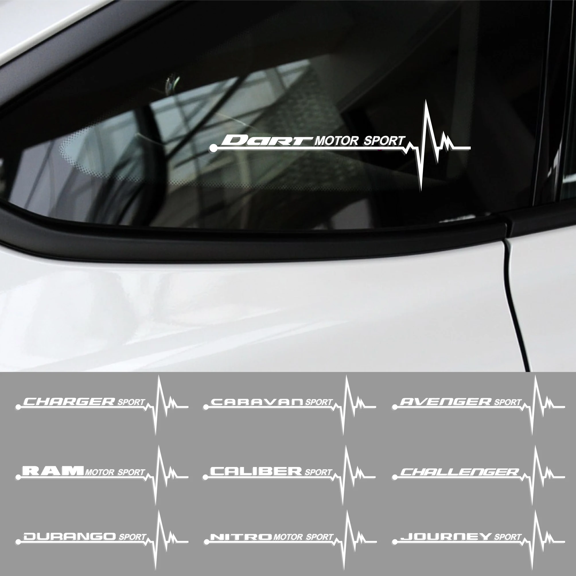 2Pcs-Car-Side-Window-Reflective-Decal-Stickers-for-Durango-Journey-Ram ...