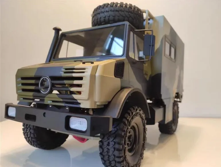 1-10-RC-u4083-unimog-ABS-Hard-Body-U4000-Fits-TRX4-BRONCO-BAJA1000-Land ...