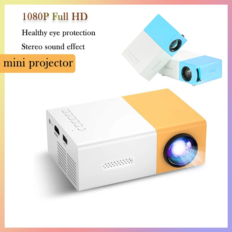 Hd-Mini-Projetor-em-Miniatura-LED-Dom-stico-Port-til-Pequeno-HD-1080P ...