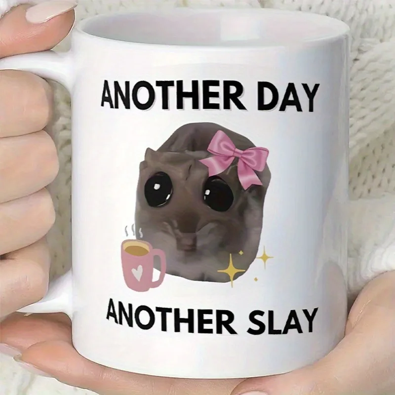 another day another slay mug funny animal cup 11oz creamic coffee mug ...