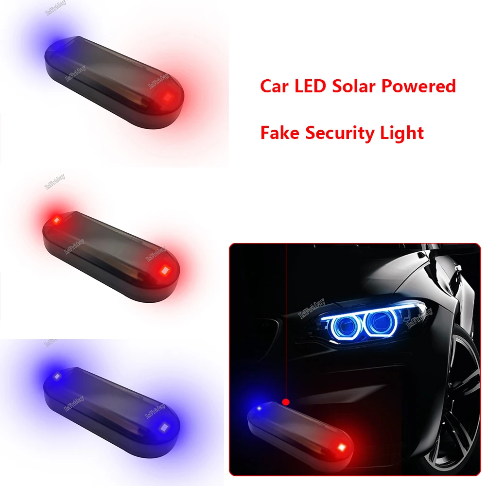 Car-LED-Solar-Powered-Fake-Security-Light-Simulated-Dummy-Alarm ...