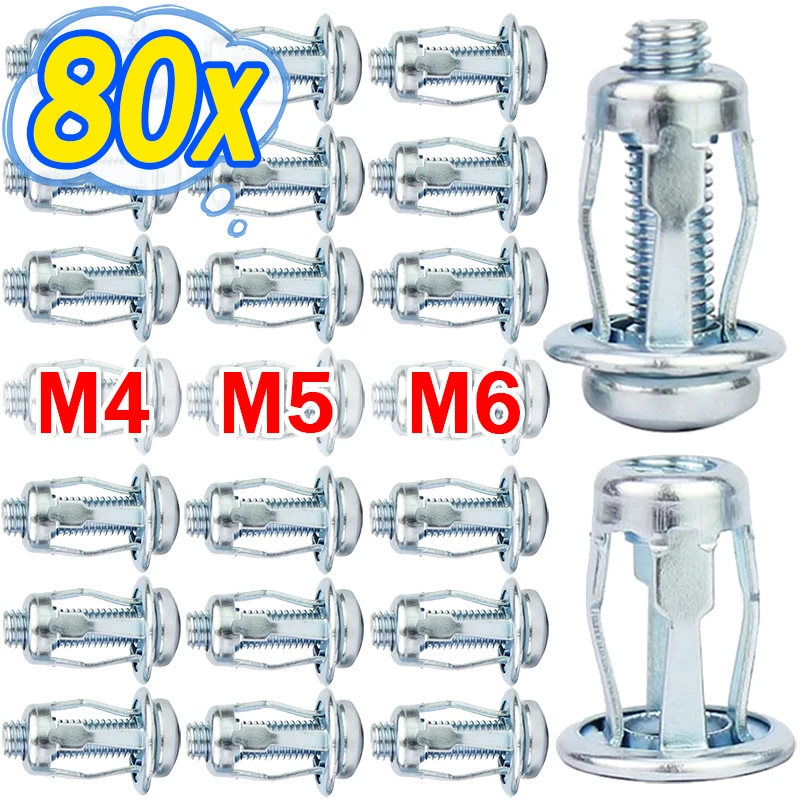 M4-M5-M6-Jack-Nuts-Screw-Petal-Shape-Metal-Rivet-Nut-Expansion-Plugs ...