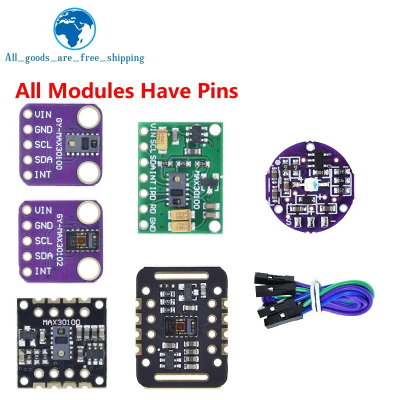 MH-ET-LIVE-MAX30102-MAX30100-Heart-rate-Sensor-Module-Puls-detection ...