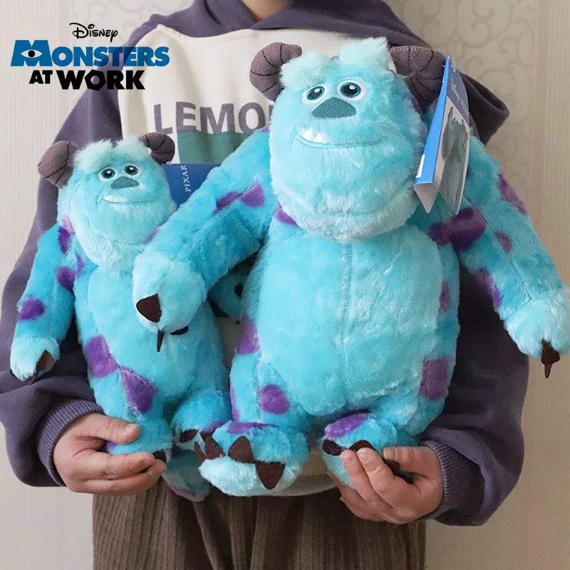 Kawaii Disney Sulley Monsters Inc Plush Toys Cute Pixar 23/30cm Stuffed ...