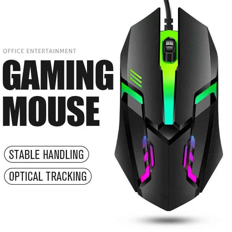 1-PC-ITLY-M01-Sports-LED-Luminous-Backlit-USB-Wired-Gaming-Mouse-for ...
