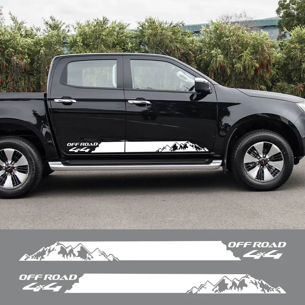 Mountain-Styling-Car-Stickers-Pickup-Door-Side-Decals-Truck-Graphics ...