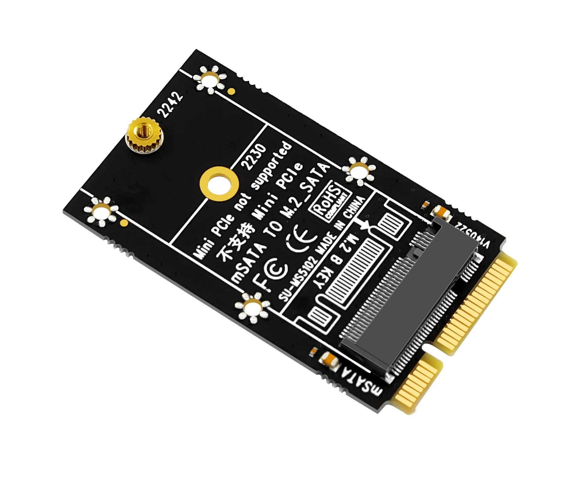 MSATA-to-M-2-SATA-adapter-card-MSATA-to-NGFF-adapter-card-SSD-hard-disk ...