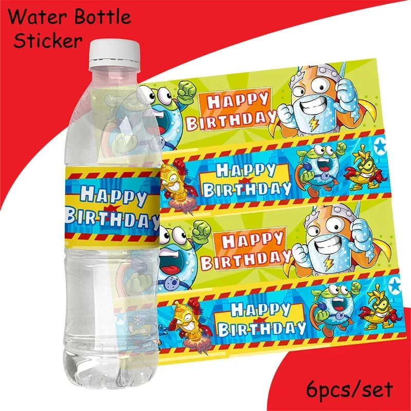 Suministros de fiesta con temática de dibujos animados de Disney superzing, vajilla, taza, plato ...