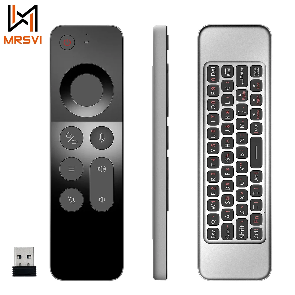 MRSVI W3 Voice Air Mouse Replacement Remote Control 2.4G Handheld Mini ...