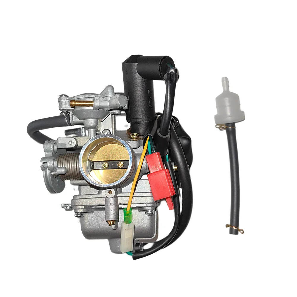 30MM-W-Electric-Carburetor-Fit-For-Honda-Helix-CN-250-CN250-GY6-150cc ...