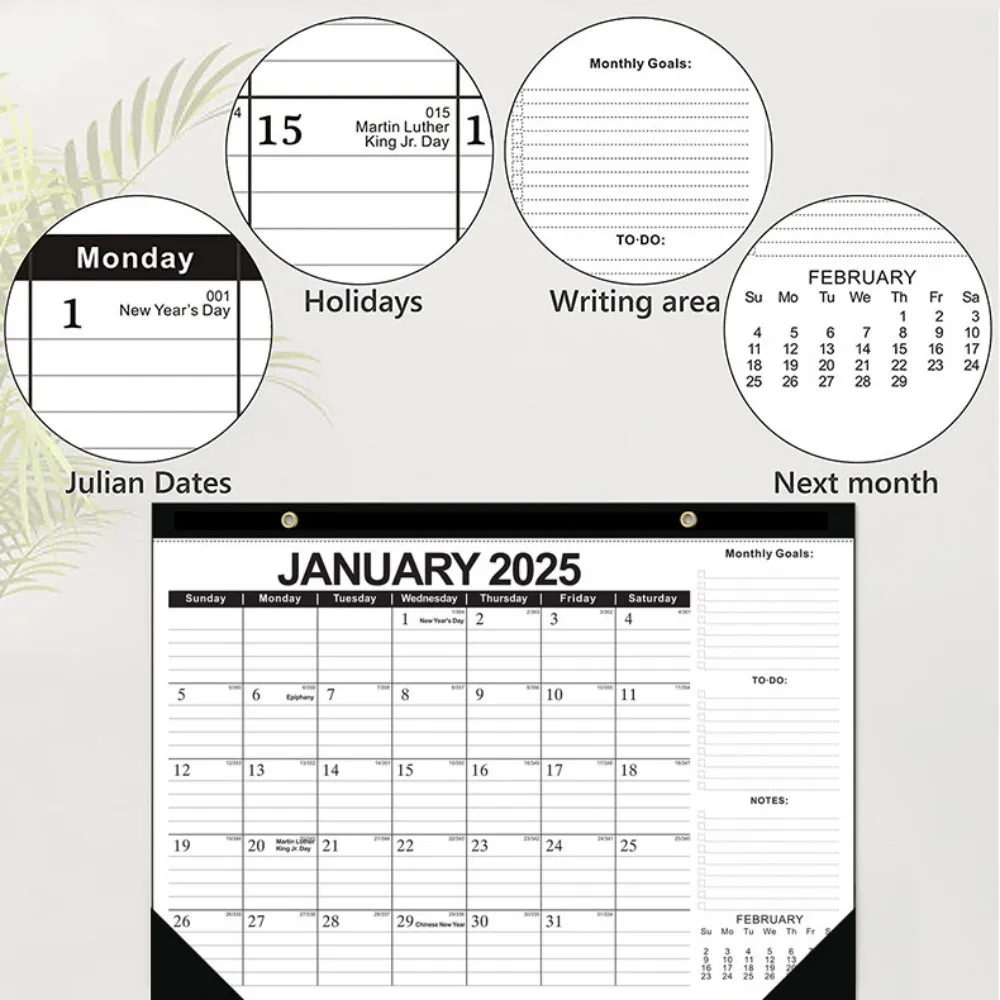 Wall Busy Life - Jan To Dec Fuchsia 2025 Calendar - With Calendar 2025