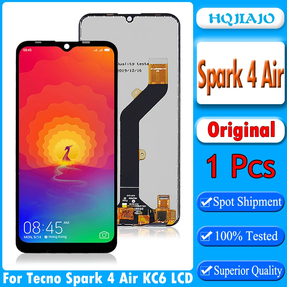 6.1" Origianl For Tecno Spark 4 Air LCD Display Touch Screen Digitizer ...