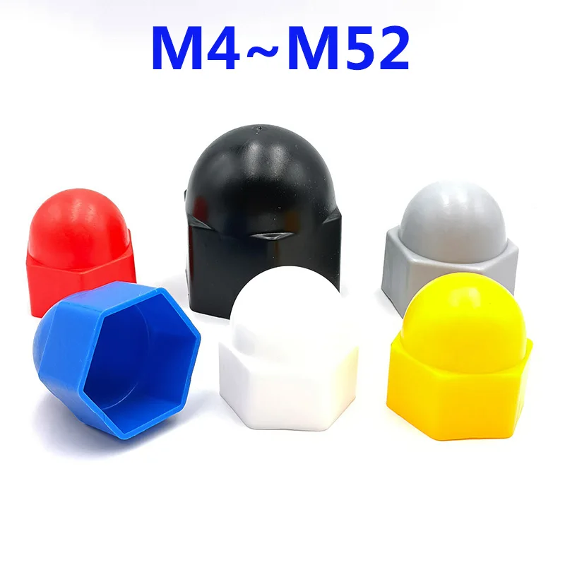 Bolt-Nut-Dome-Protection-Caps-Covers-Exposed-Hexagon-Plastic-M4-M5-M6 ...