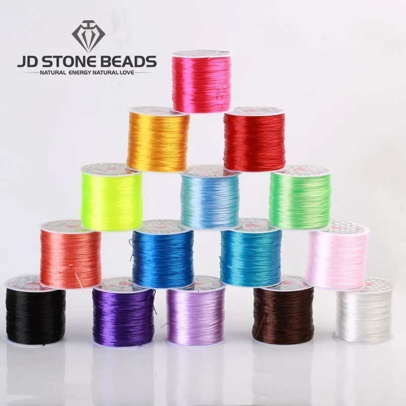 1Roll-35M-0-5mm-Elastic-Thread-Cord-String-Round-Crystal-Line-Nylon ...
