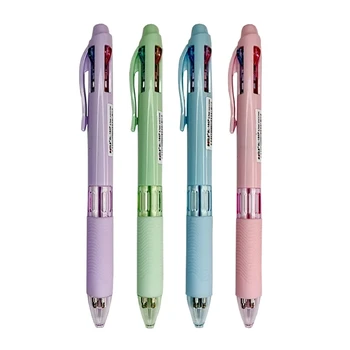 4 In 1 Multicolor Ballpoint Pens Creative Colorful Retractable ...