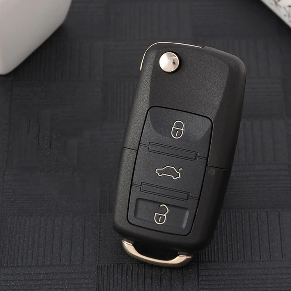 2-Button-Folding-Car-Remote-Key-Flip-Folding-Key-Shell-Case-For-VW ...