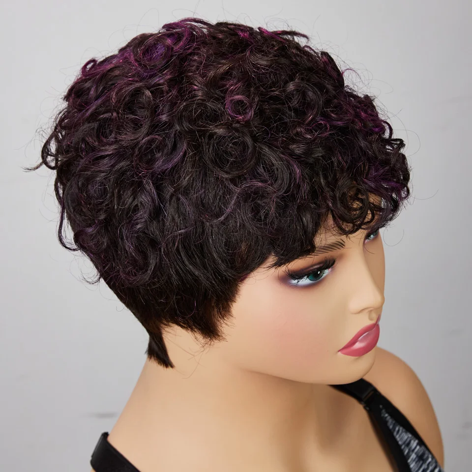 Wavy-Human-Hair-Wig-Rose-Curly-Fumi-Short-Bang-Wigs-Brazilian-Afro ...