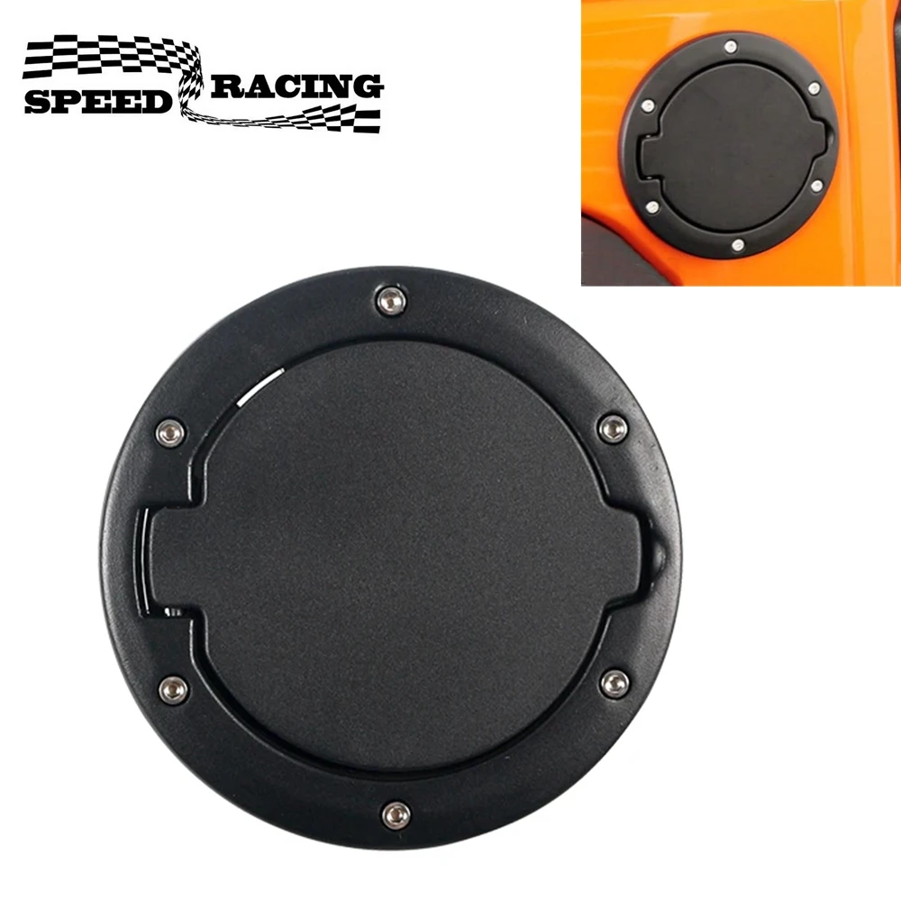 Aluminium Gas Cap Cover Fuel Filler Door Cover For 2007-2017 Jeep ...