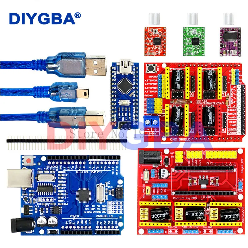 CNC-Shield-V3-V4-Engraving-Machine-3D-Printer-A4988-DRV8825-Driver ...